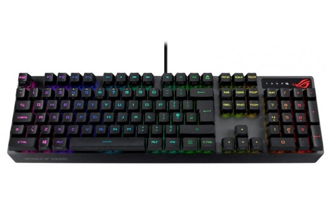 ASUS ROG Strix Scope RX Optical Mechanical RGB Gaming Keyboard with PBT ...