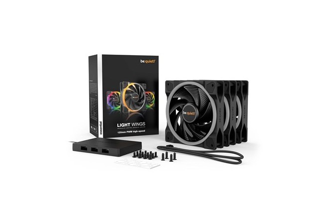 be quiet! Light Wings Triple Pack of 120mm PWM High-Speed Chassis Fans