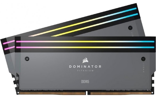 Corsair DOMINATOR Titanium RGB Grey 64GB 6000MHz AMD EXPO DDR5 Memory ...
