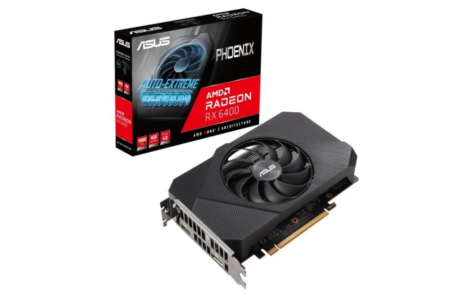 ASUS Radeon RX 6400 4GB Phoenix Graphics Card