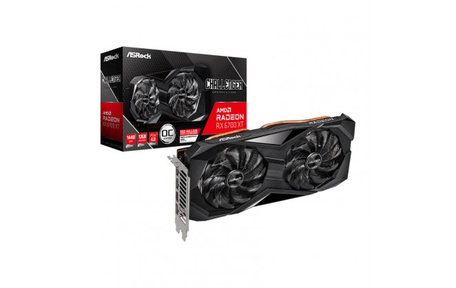 ASrock Radeon RX 6700 XT Challenger D 12GB OC Graphics Card