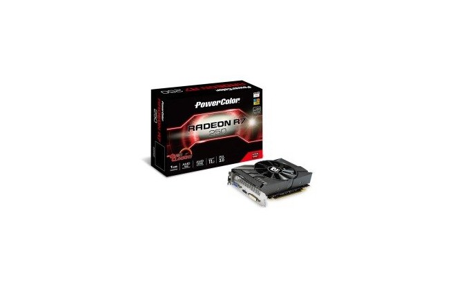 PowerColor R7 250 OC 2GB DDR3 VGA DVI HDMI PCI-E Graphics Card