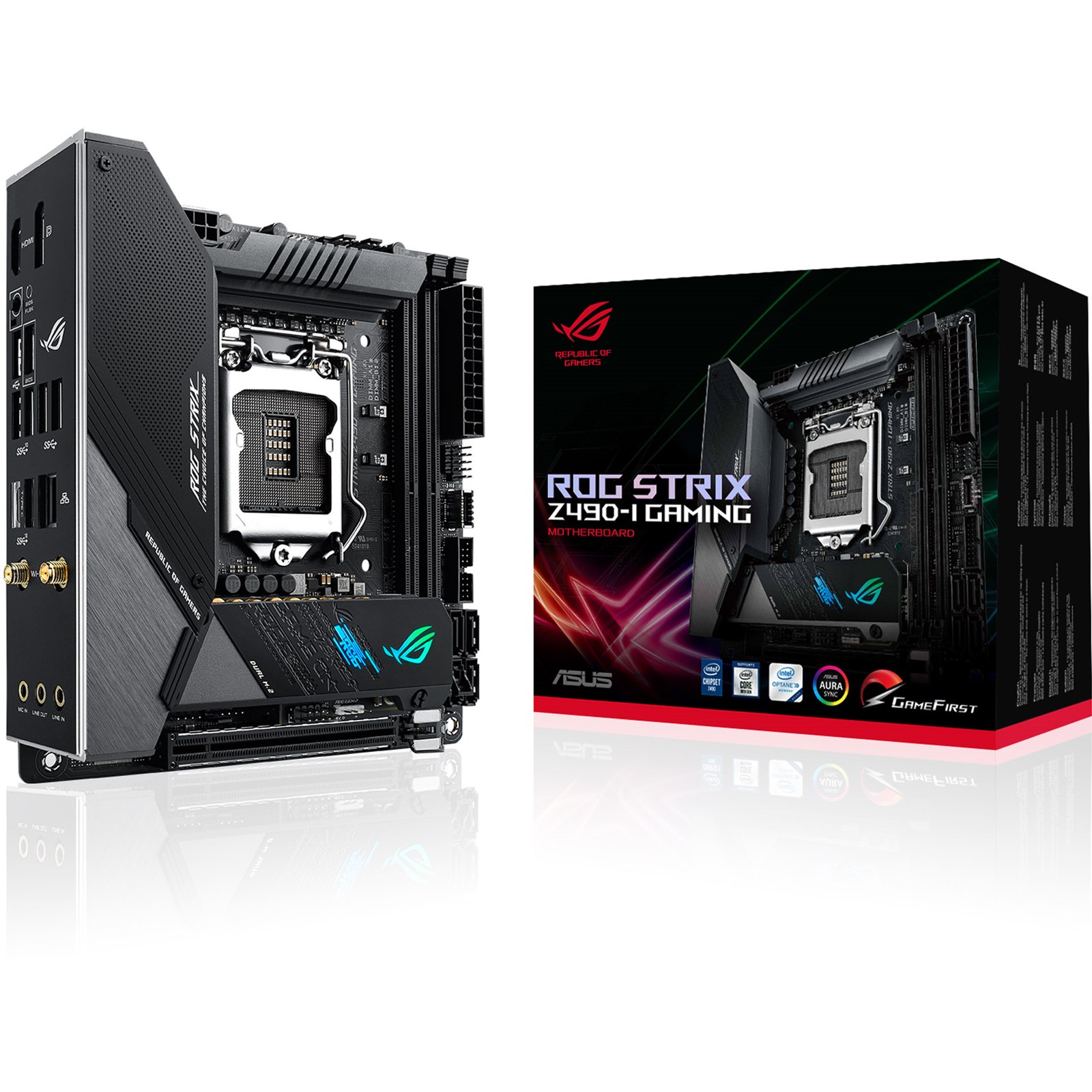 ASUS ROG Strix Z490-I Gaming Intel Socket 1200 Retail Motherboard