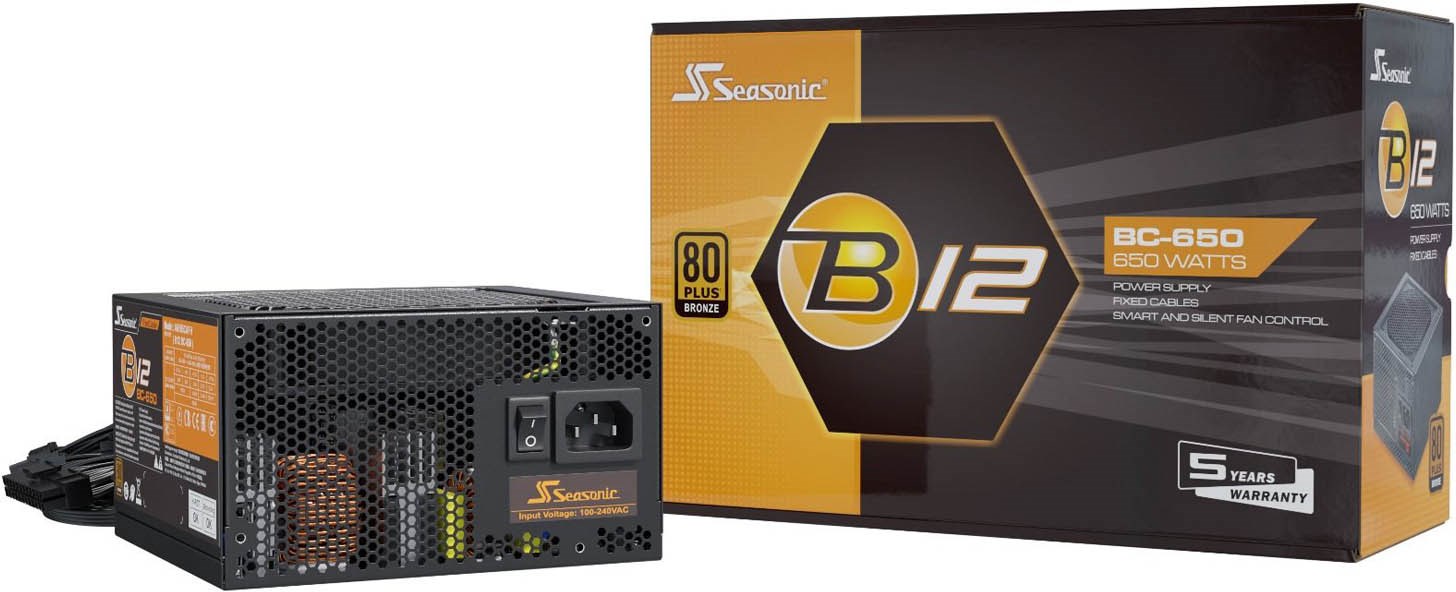 Seasonic B12 BC Series 650W 80+ Bronze PSU