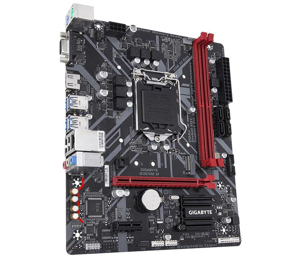 Gigabyte B365M H Intel Socket 1151 9th Gen DDR4 Retail Motherboard
