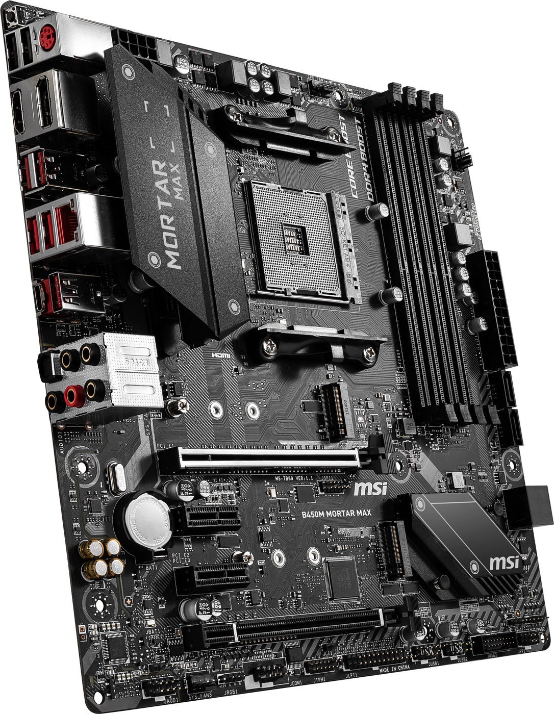 MSI B450M MORTAR MAX AMD Socket AM4 Motherboard