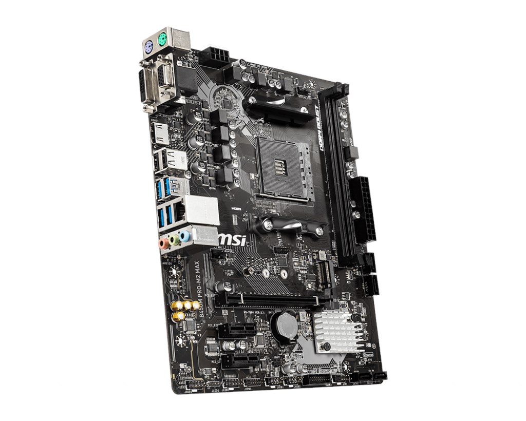 MSI B450M PRO-M2 MAX AM4 DDR4 mATX Motherboard Retail