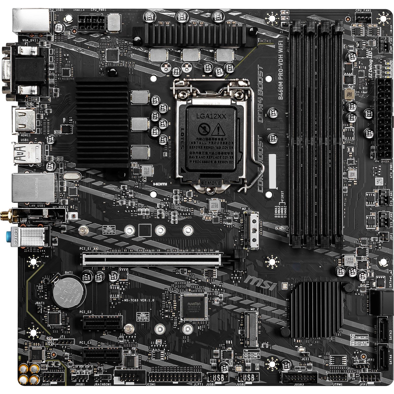MSI B460M PRO-VDH WIFI Intel Motherboard