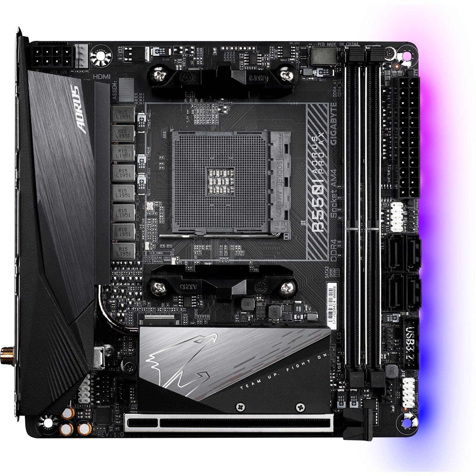 Gigabyte AMD B550I AORUS PRO AX Mini-ITX Retail Motherboard
