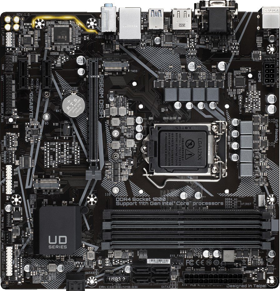 Gigabyte B560M DS3H Intel Socket 1200 Motherboard