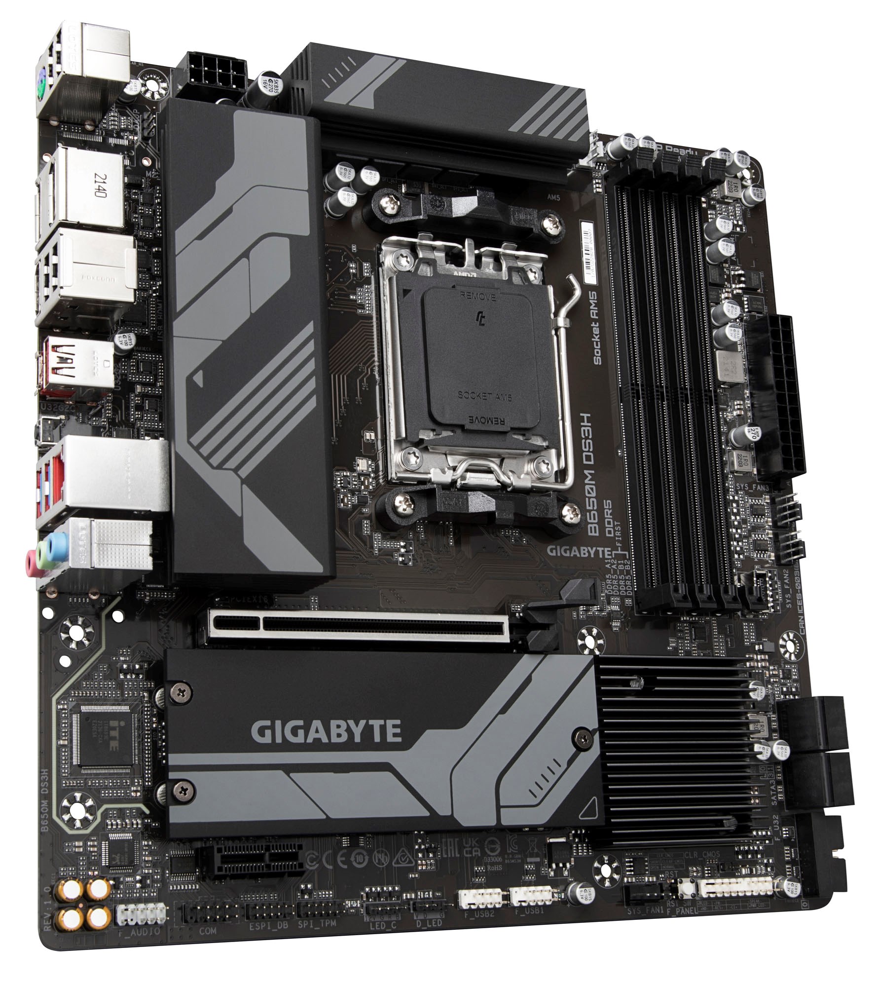 Gigabyte B650M DS3H mATX Motherboard AMD Socket AM5