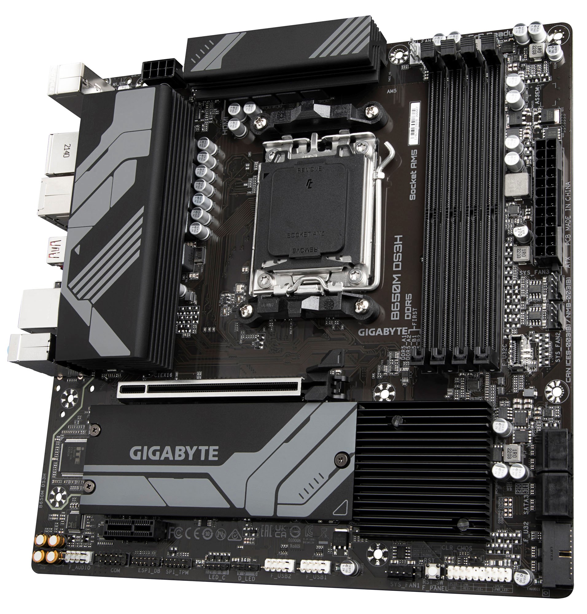 Gigabyte B650M DS3H mATX Motherboard AMD Socket AM5