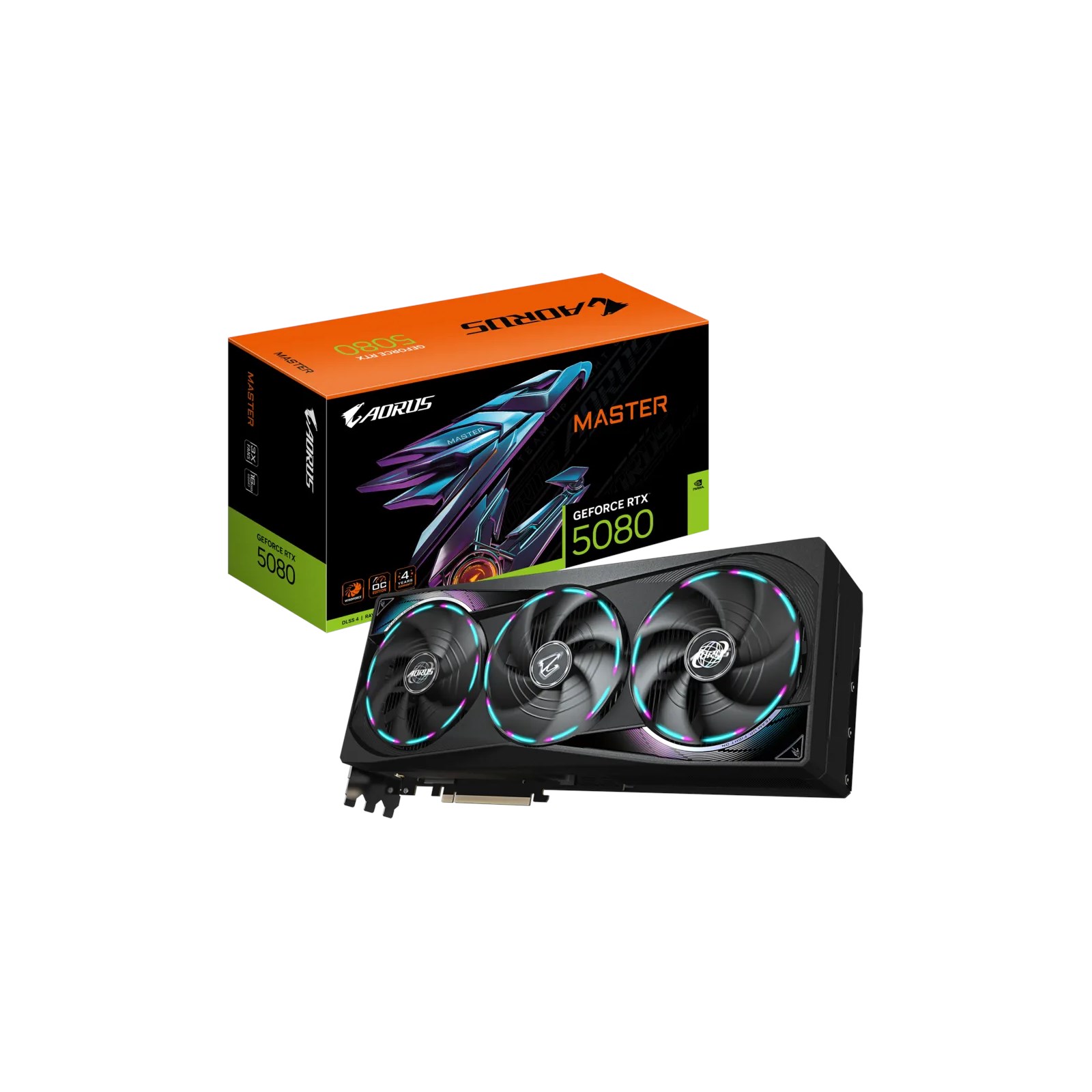 Gigabyte GeForce RTX 5080 Aorus Master OC 16GB GDDR7 Graphics Card