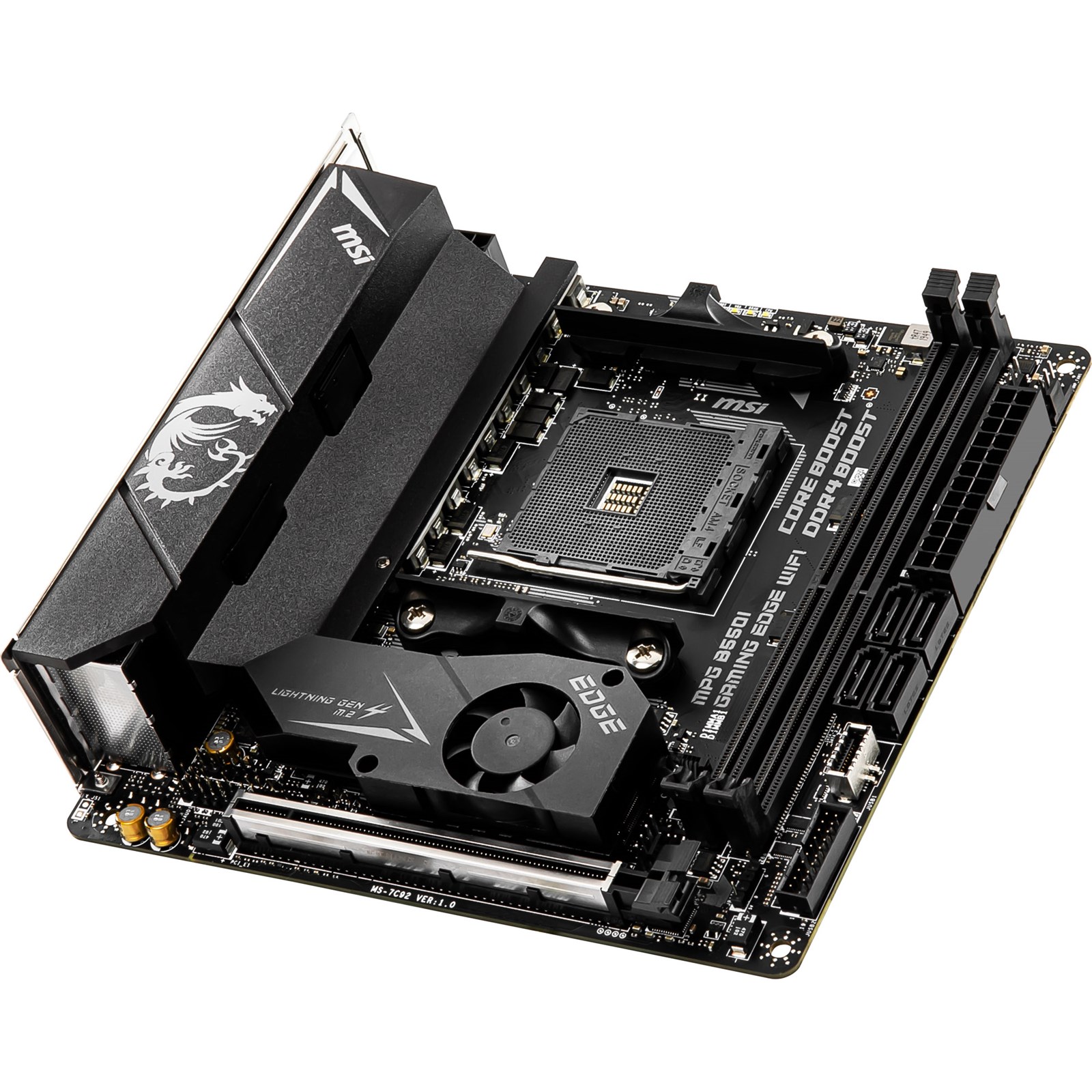 MSI MPG B550I GAMING EDGE WIFI mITX Retail Motherboard