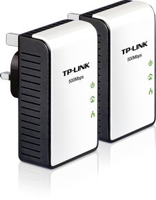 TP-Link 500/200 AV Mini Powerline Ethernet Homeplug Adapter Kit Twin ...