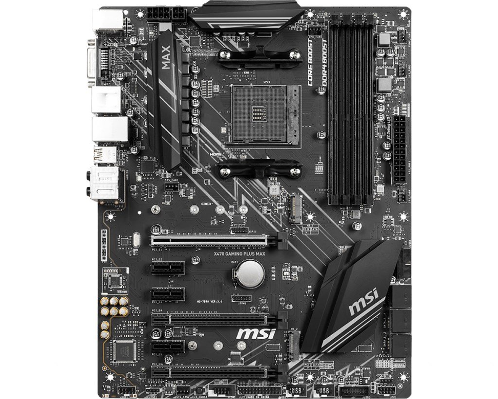MSI X470 GAMING PLUS MAX AM4 DDR4 Retail ATX Motherboard