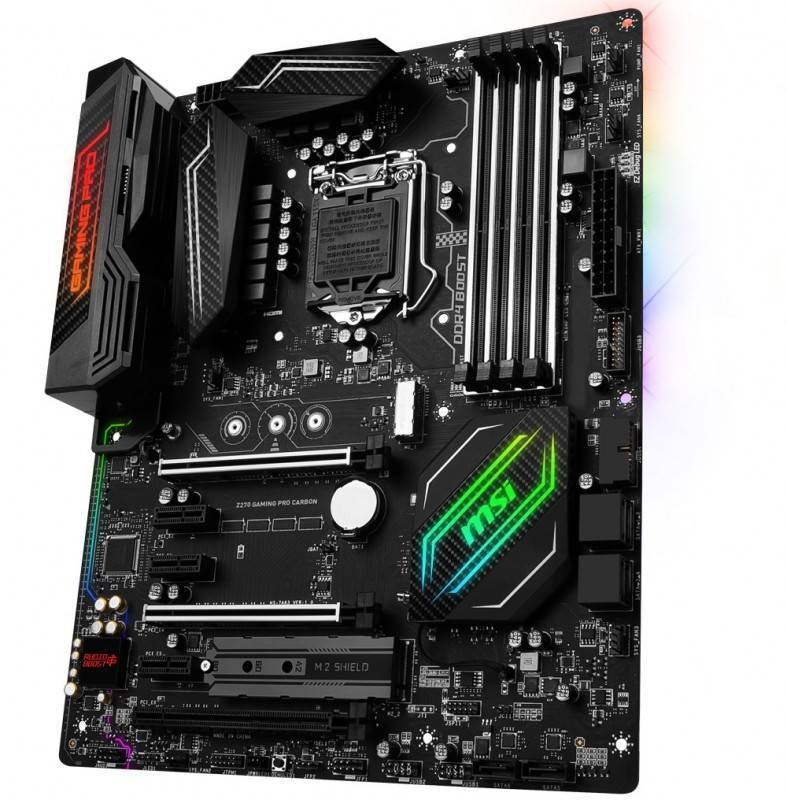 MicroStar MSI Intel Z270 GAMING PRO CARBON M.2 2-Way SLi/3-Way ...