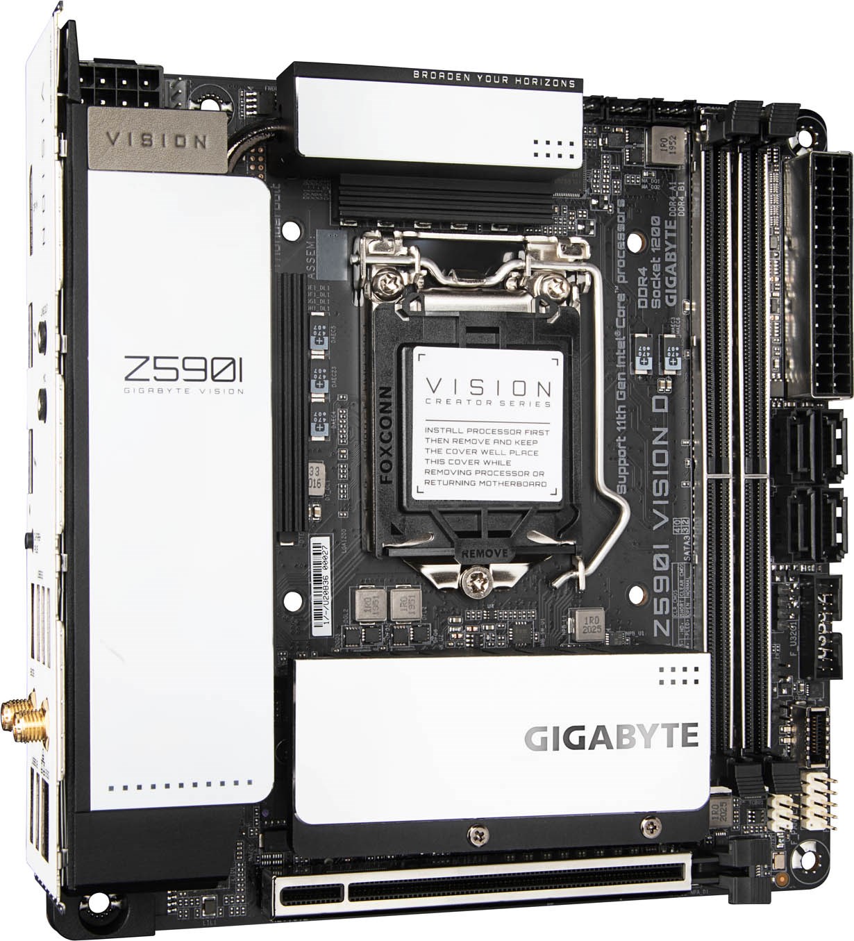 Gigabyte Z590I VISION D Intel Motherboard